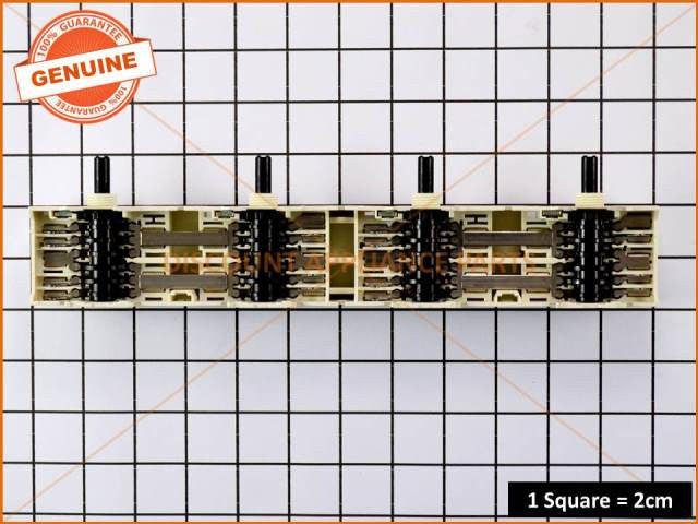 SIMPSON WESTINGHOUSE ELECTROLUX COOKTOP 4 CONTROL SWITCH PART # 053400 ...