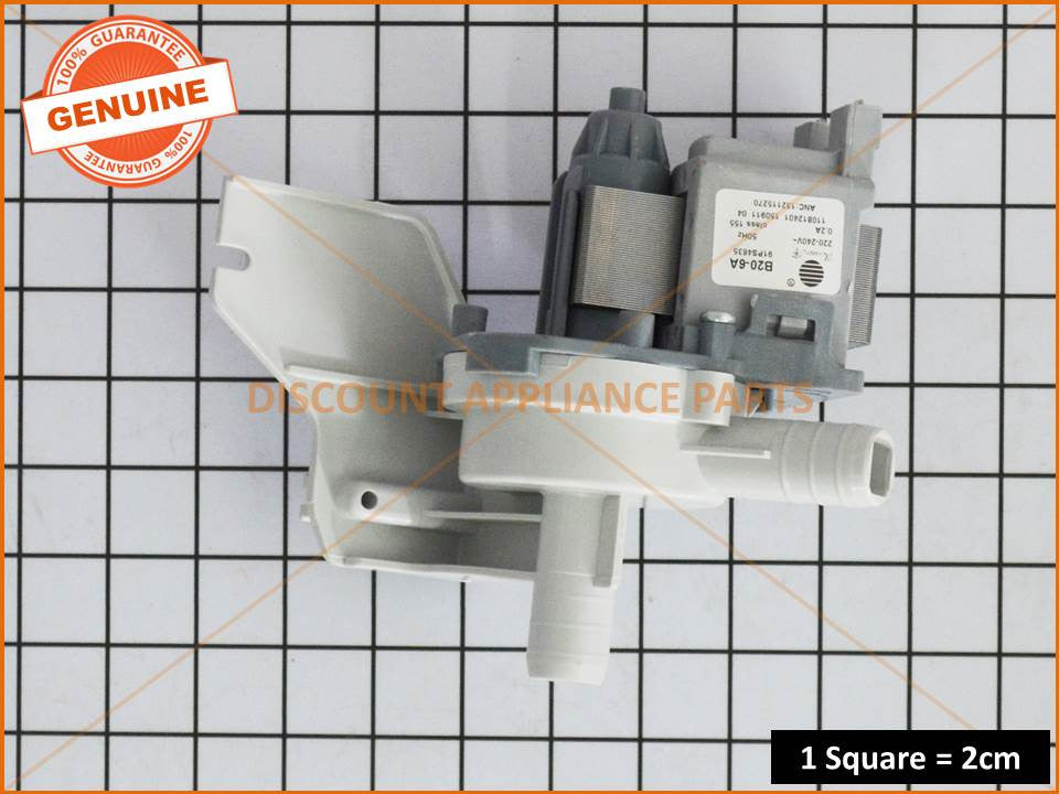 ELECTROLUX WASHING MACHINE RECIRCULATION PUMP ASSY PART # 132115270 ...