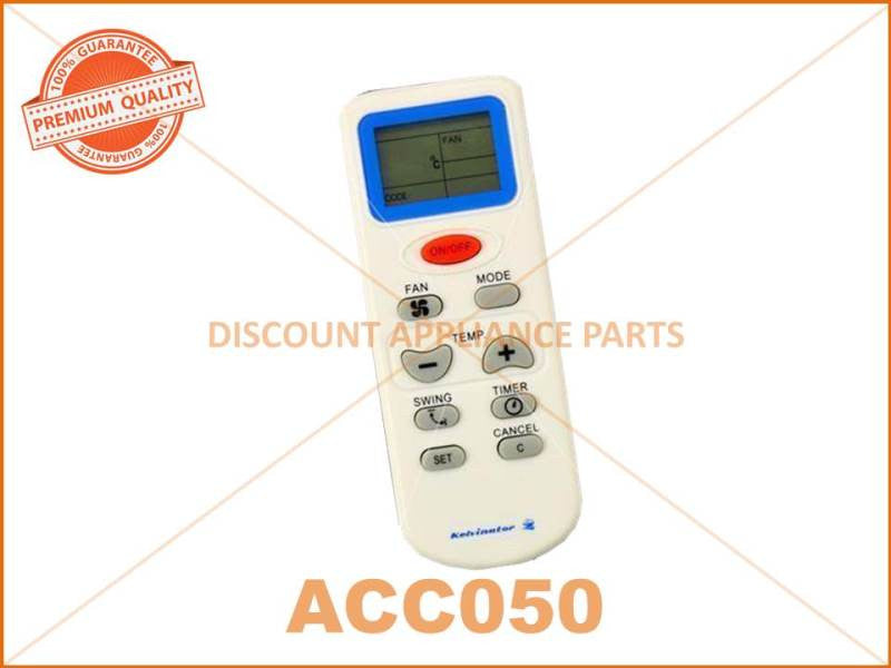 KELVINATOR AIR CONDITIONER REMOTE CONTROL PART # 6711A20013W # ACC050 ...